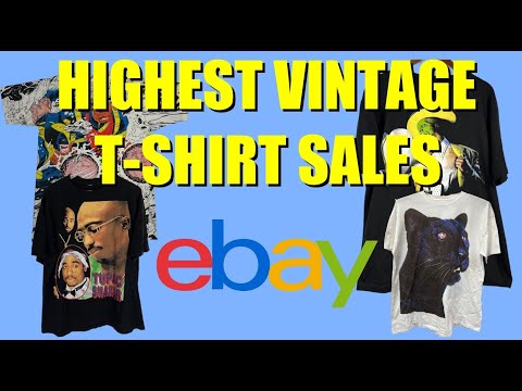 HEAT CHECK: Highest Selling Vintage T-Shirts Sold On eBay Ep. 38
