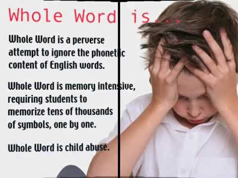 Phonics vs. Whole Word