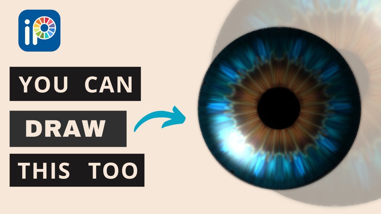 HOW TO DRAW IRIS | EYE LENS TUTORIAL | EASY IRIS LENS TUTORIAL IBIS PAINT X
