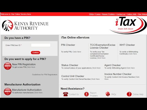 ITAX FILING ON KRA PORTAL