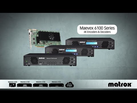 Maevex 6100 Series - Enterprise Encoders & Decoders for Streaming and Recording