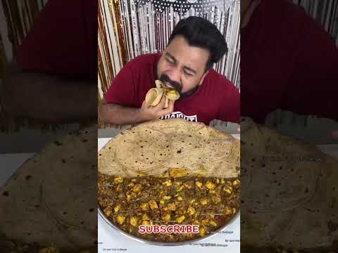 4KG KADHAI PANEER & BUTTER ROTI CHALLENGE???????? #shorts #foodie #foodlover