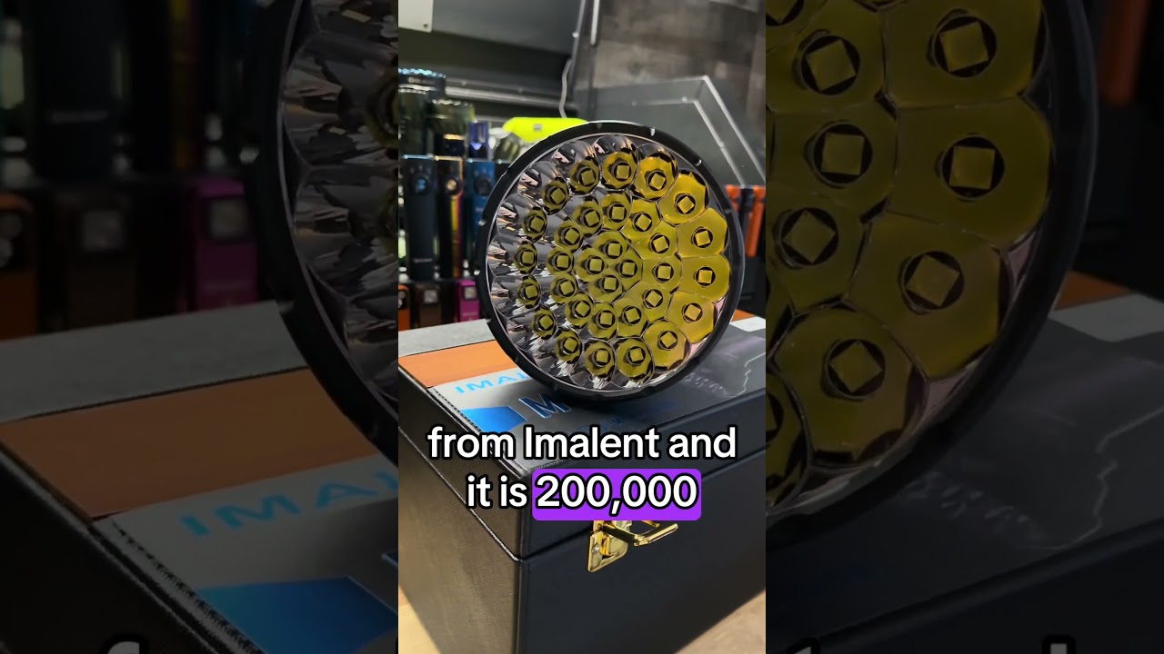 $750 for a flashlight!? Is the Imalent MS32 worth it?? (200,000 lumens)