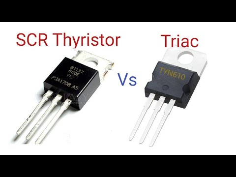 Different between SCR and Triac