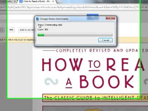 how to use google book downloader