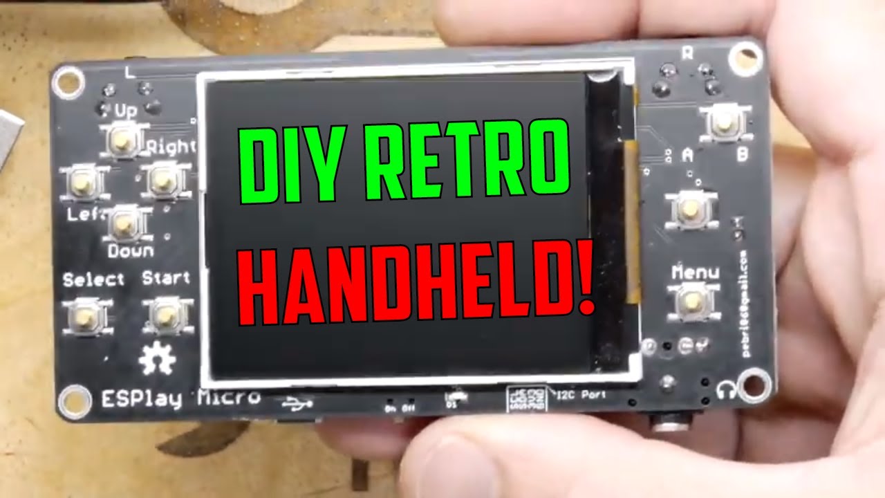 DIY Retro HandheldTime! - Makerfabs ESPlay Micro
