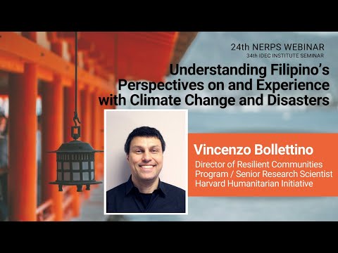 Understanding Filipino’s Perspectives on and Experience with Climate Change and Disasters