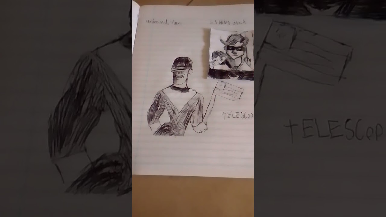 mejore a gamma Jack y a telescopio y nuevo dibujo universal mán