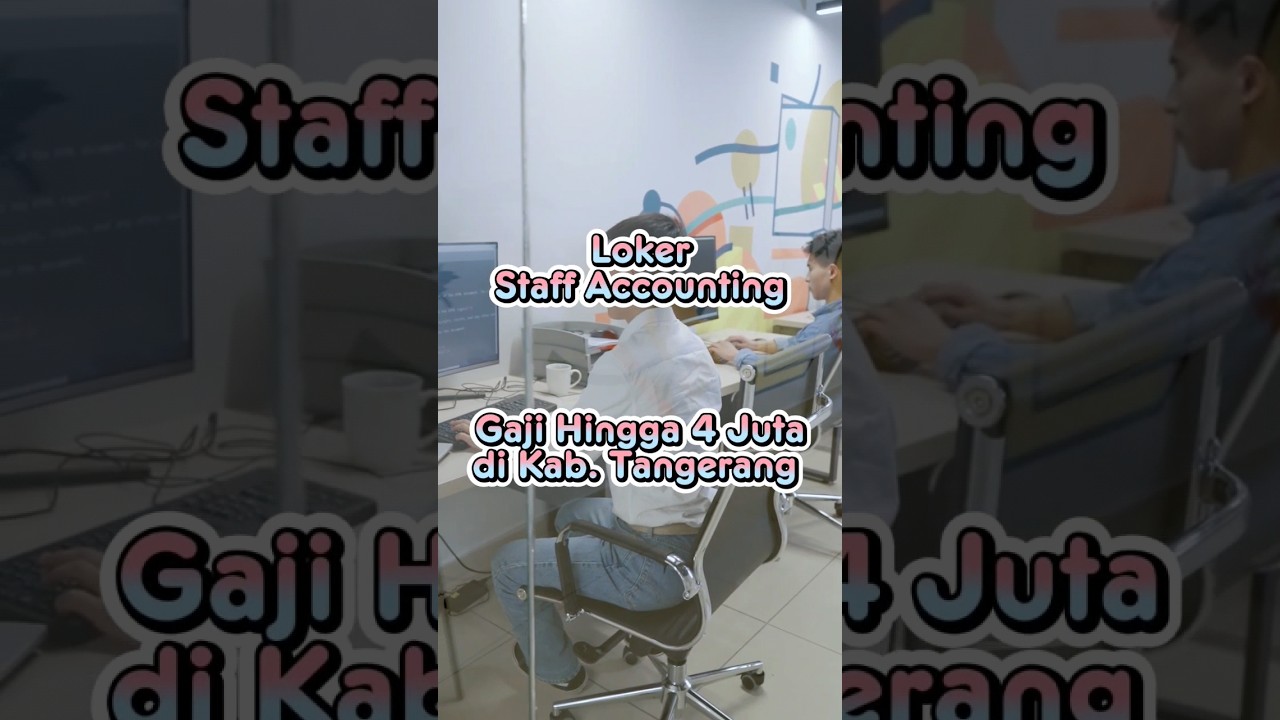 Loker Staff Accounting, Gaji Hingga 4 Juta di Kab. Tangerang. Perusahaan Rumah Taco. Bantu Share ya