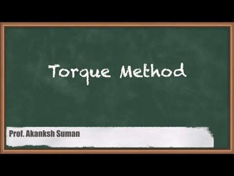 Explained: Torque Method - Vibration - GATE Theory of Machines and ...