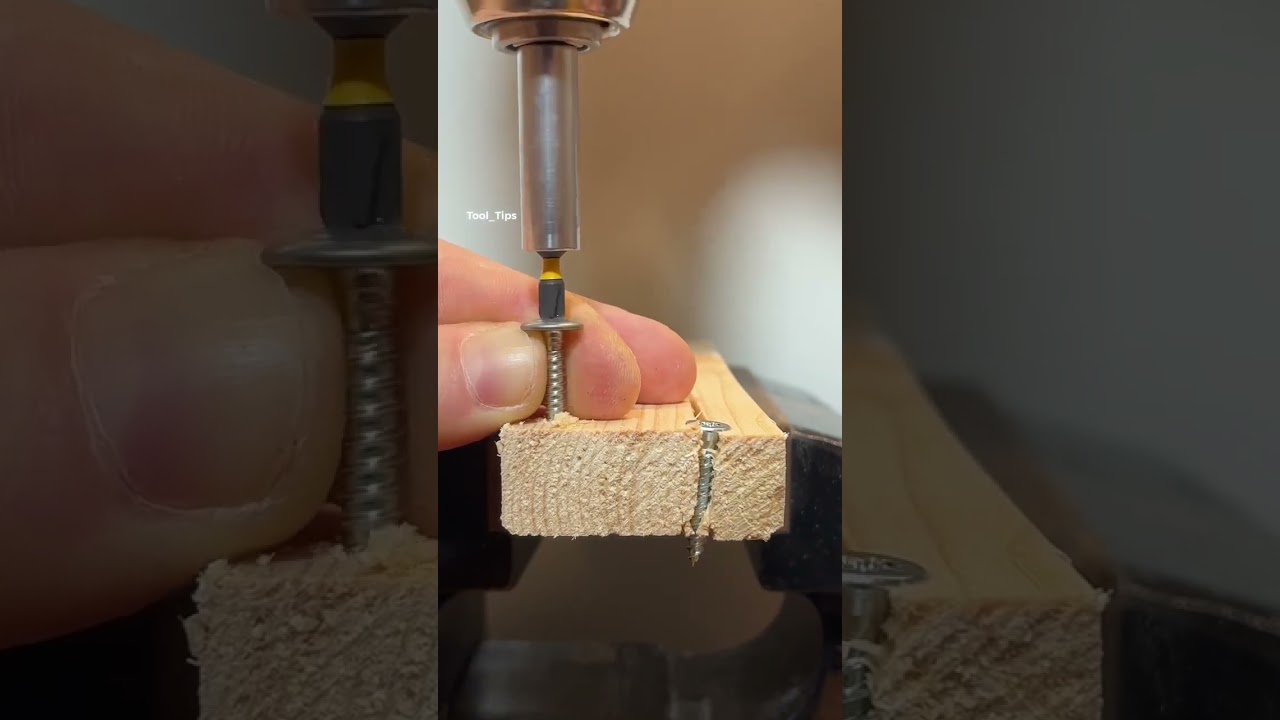 Avoid Splitting Use Self Drilling Screws 👍