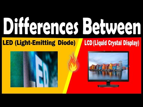 What are the differences between led and lcd, differences between led and lcd, led and lcd,