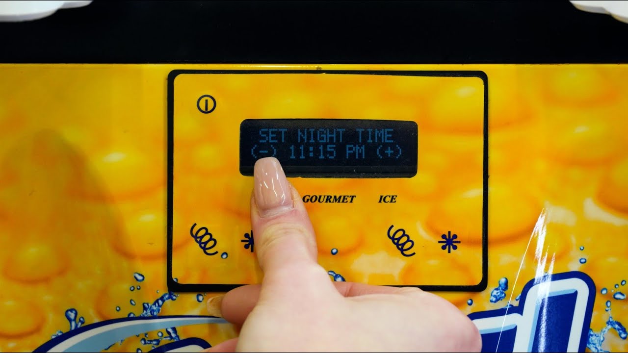 Your machine has a nighttime mode!