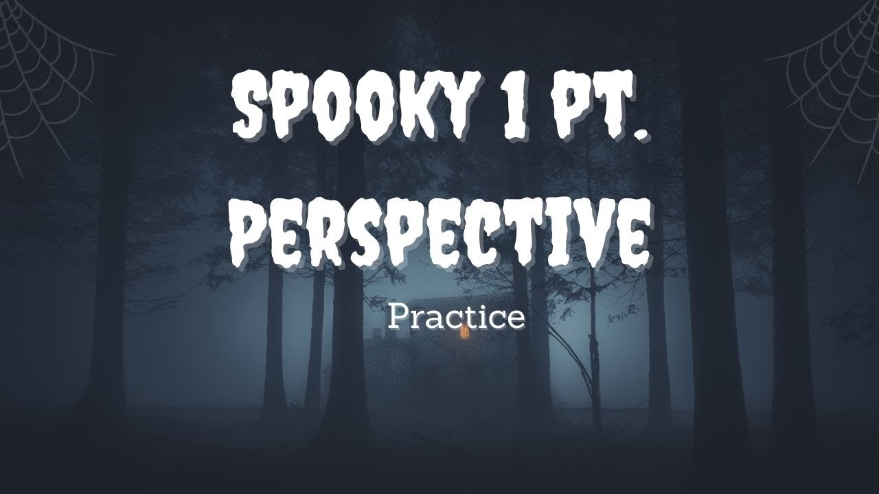Spooky 1 Point Perspective Practice