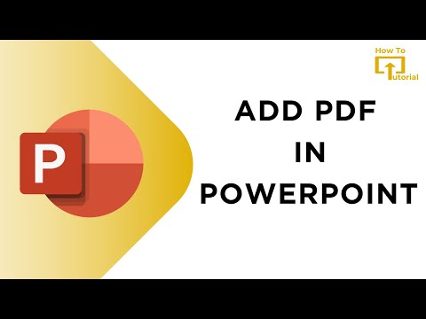 How to Add PDF in PowerPoint