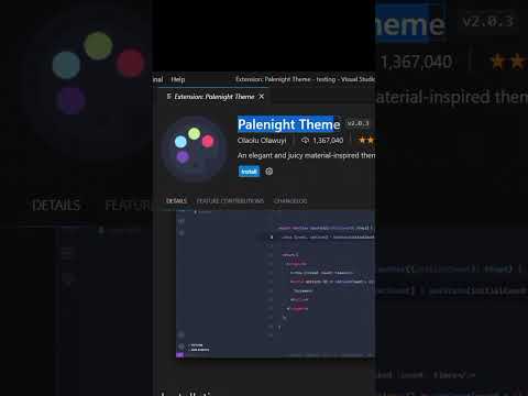 cool vscode extension π | vscode theme