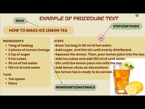 VIDEO PROCEDURE TEXT
