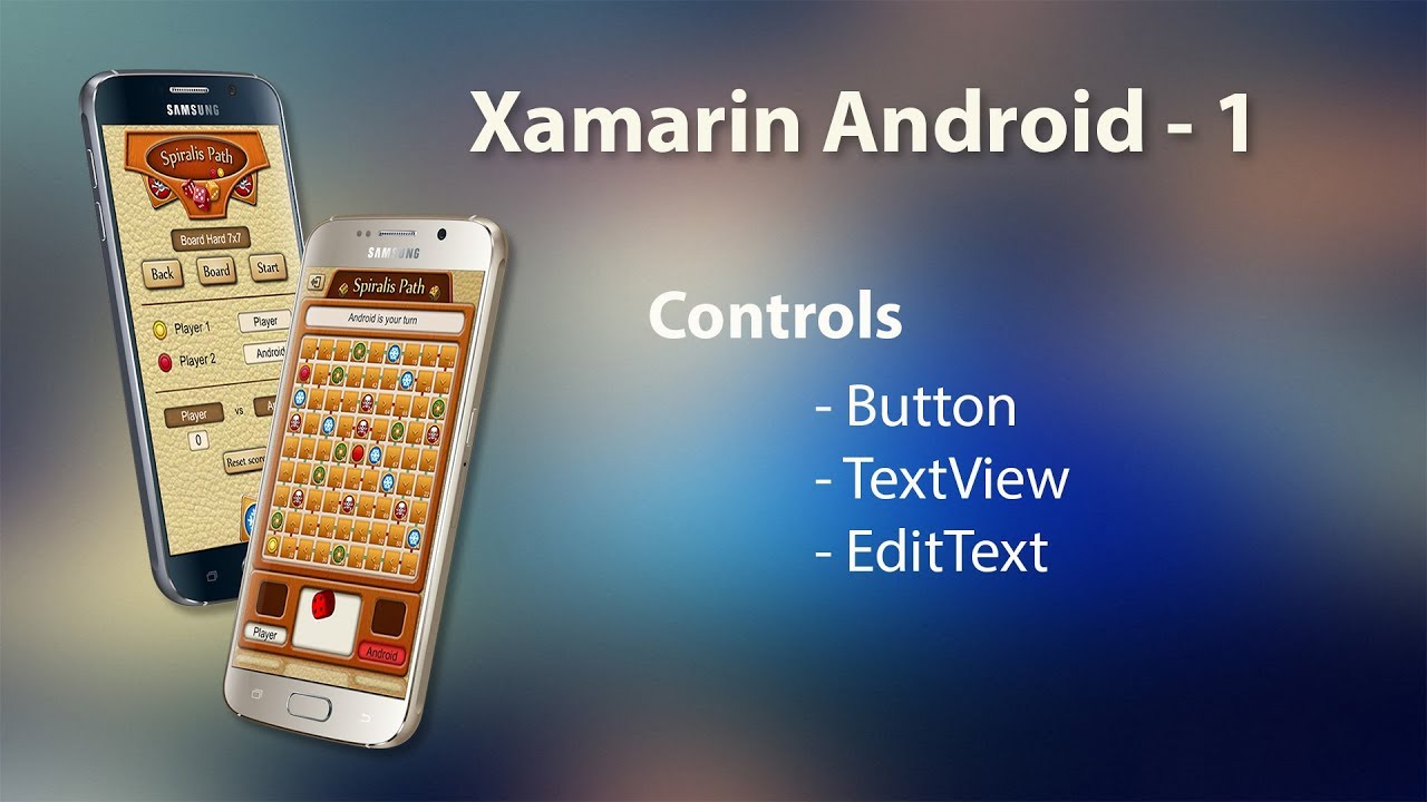Xamarin Android Tutorial - 1 | Controls - Button, TextView, EditText
