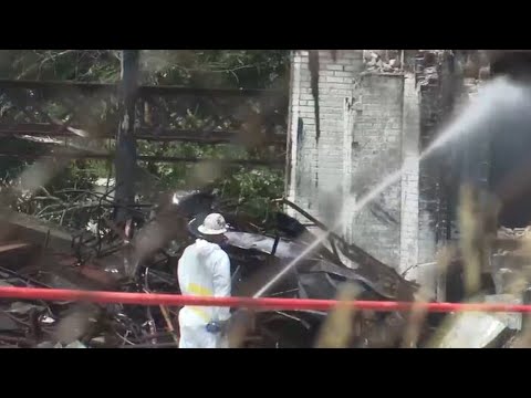 Demolition begins at Jackson property damaged by fire