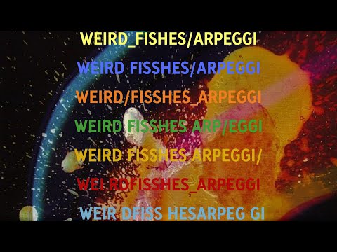 Weird Fishes/Arpeggi - Radiohead (lyrics)