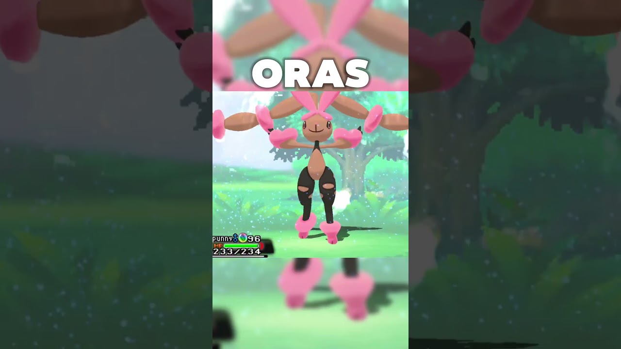 Shiny Lopunny Mega Evolutions🐰#shorts #shiny #pokemon #gaming