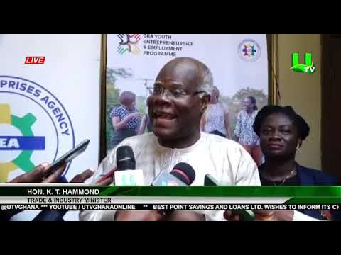 GEA Tour Youstart Jobs and Skills Project Training Centers (Trade Minister and GEA CEO) | UTV