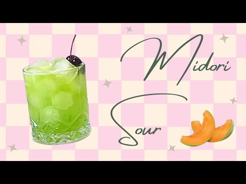 How to make a MIDORI SOUR