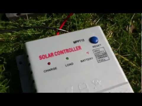 WellSee MPPT Solar Charge Controller - Garden Tests