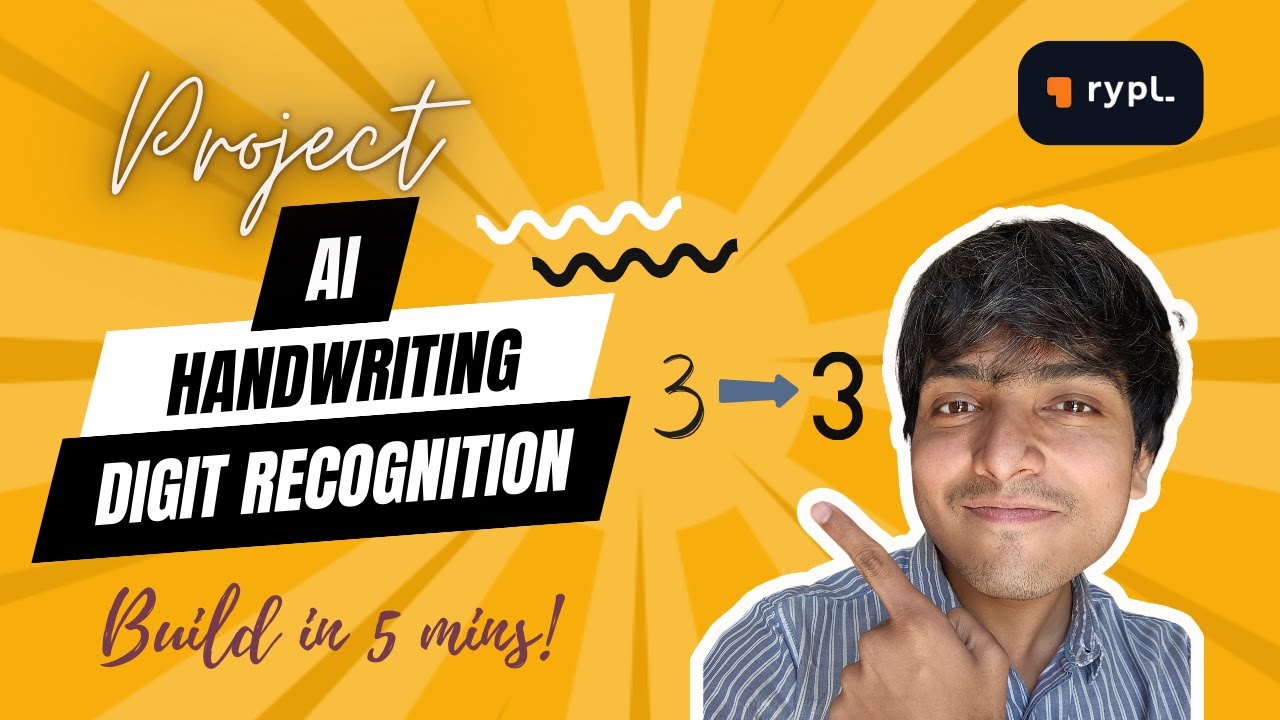 AI Basic Project - Handwriting Classifier Video - build in 5 mins!