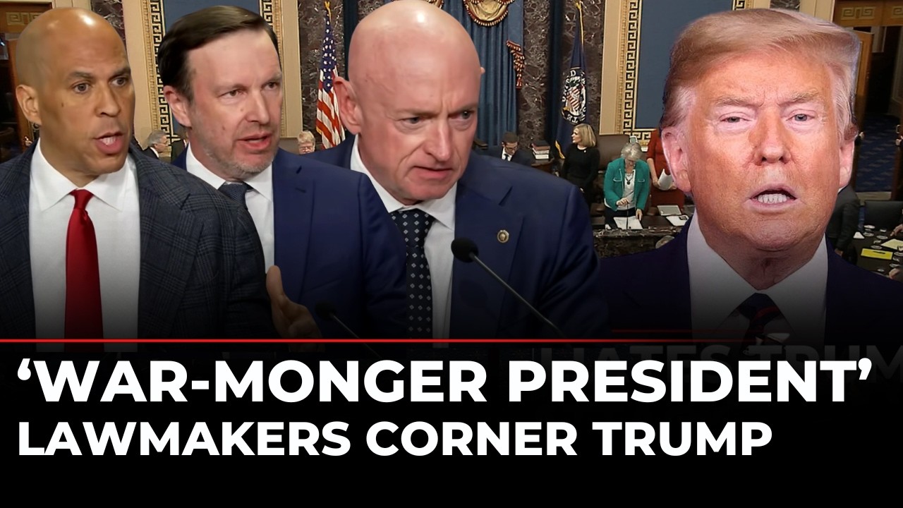 LIVE: Senate Democrats Rip Trump for Dragging U.S. Into ‘Illegal, Unwise War’ With Iran | War Powers