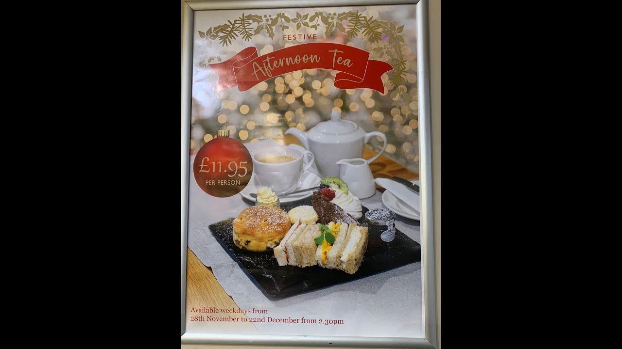 Festive Afternoon Tea . Weaver Vale Garden Centre . Northwich CW8 4EE TEL. 01606 79956 . REVIEW