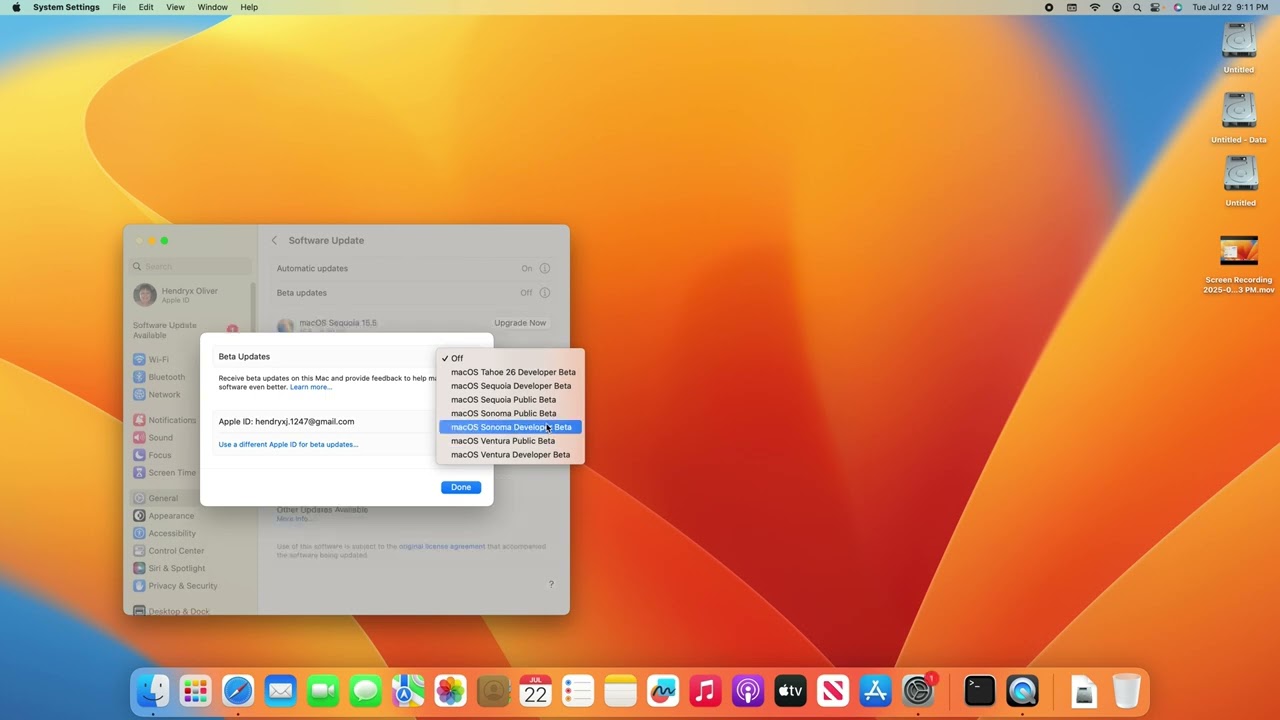 How To Upgrade To macOS Sonoma Developer Or Public Beta From MacOS Ventura Tutorial