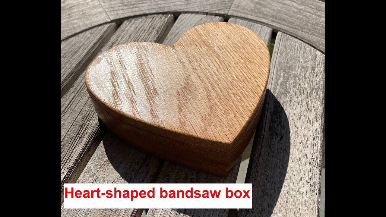 Woodworking: cute heart bandsaw box