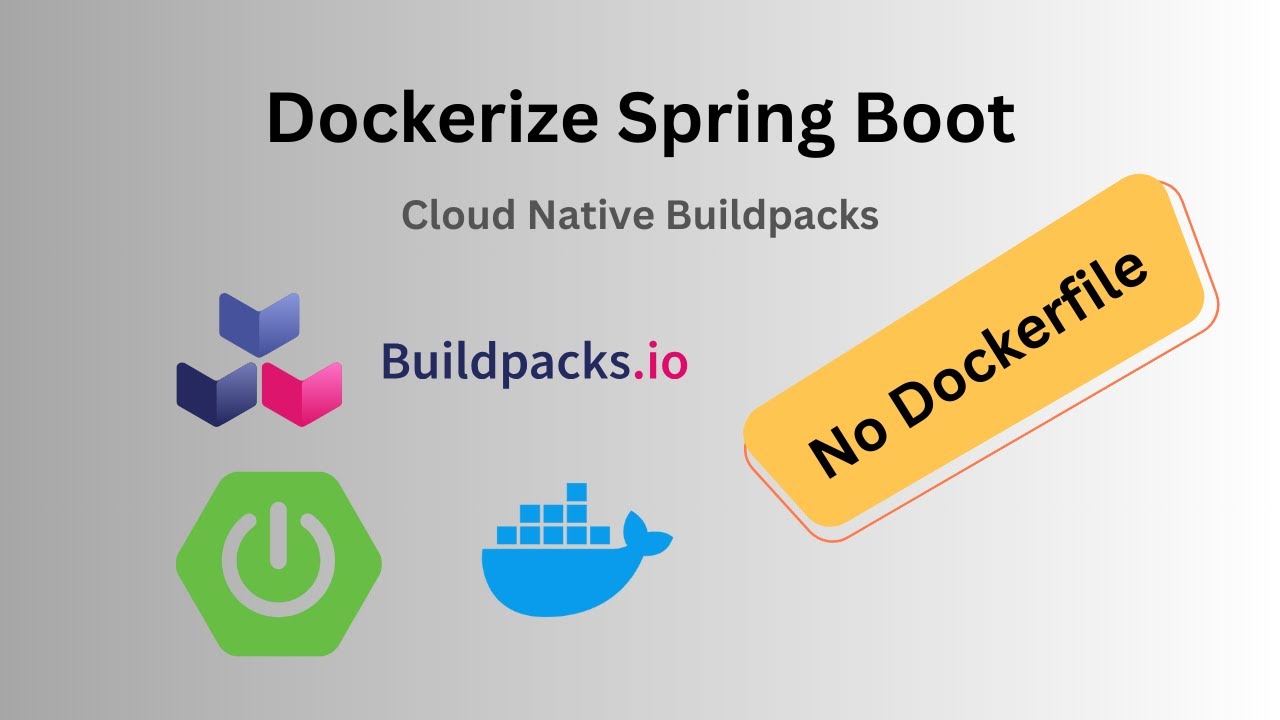 🚢 Containerize Your Spring Boot App 🍃 with Buildpacks | No Dockerfile Needed! 🤔