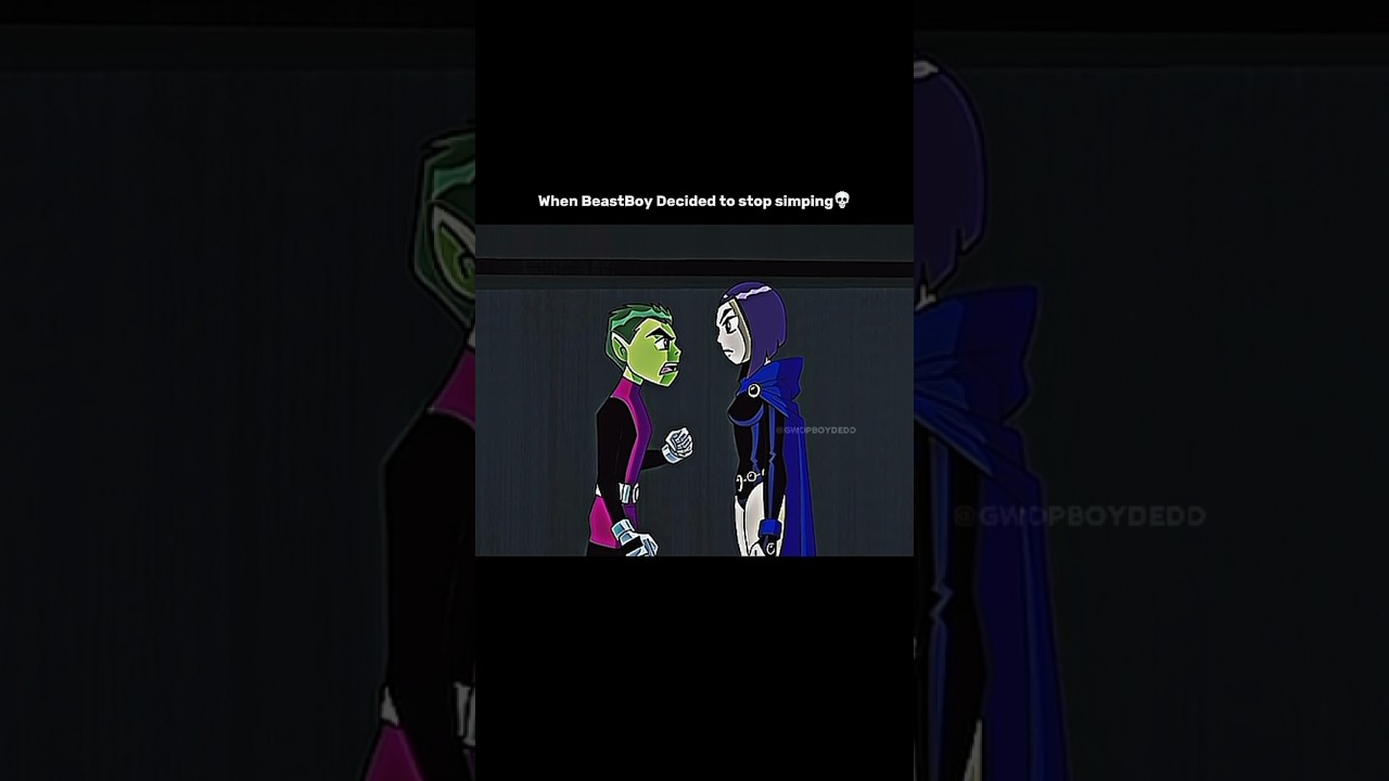 BeastBoy mad at Raven #youtubeshorts #shorts #fyp #viral