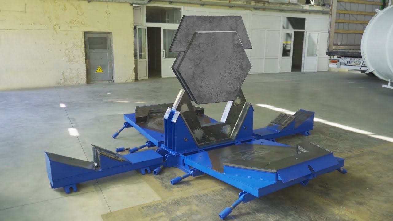 Stationary casting bed