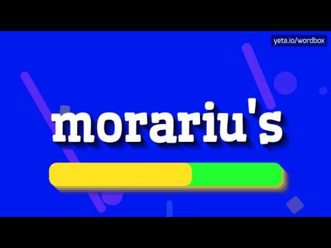 MORARIU'S - HOW TO PRONOUNCE IT!?