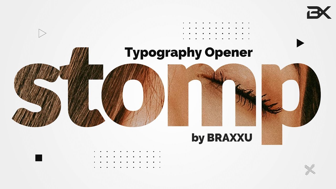 Typography Opener - Template by BRAXXU | After Effects | Premiere Pro | Final Cut Pro X