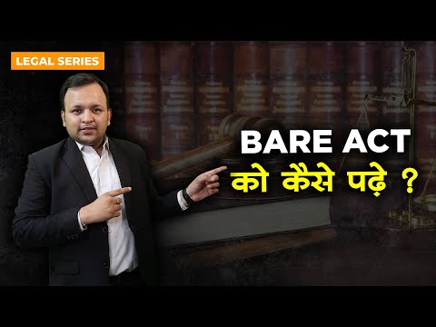 How to read Bare Acts in Hindi I Must watch video for Lawyer and Law students