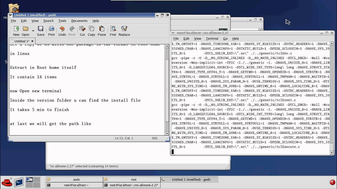 How to Instal Ns2 In Linux  ?