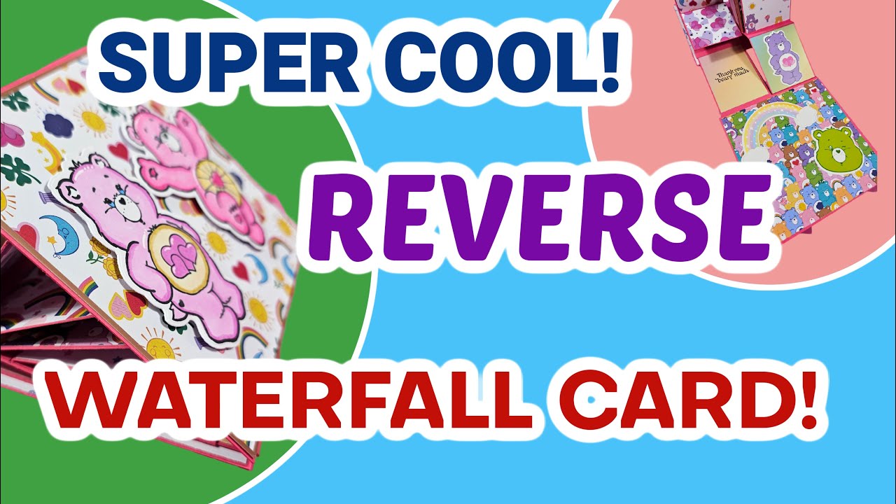 SUPER COOL REVERSE WATERFALL CARD!!
