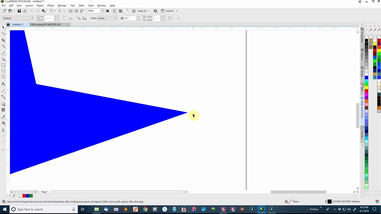 CorelDraw 2019 Pixel Grid Tool