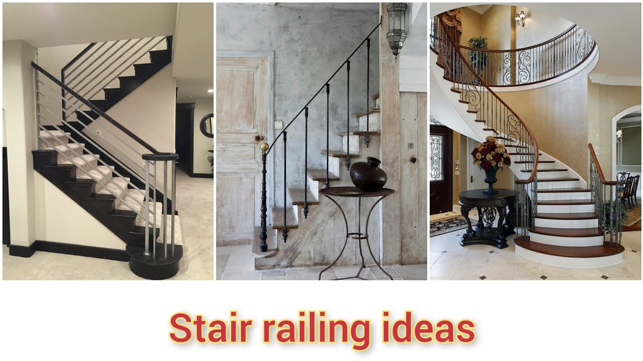 200 modern stair railing ideas, handrail design, staircase ideas 2023 @Designland