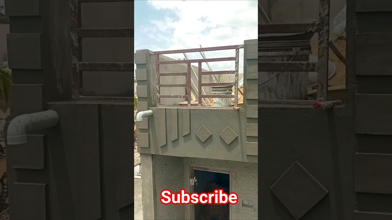 9 Feet House Front Elevation design 2025