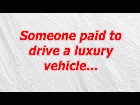 Someone paid to drive a luxury vehicle (CodyCross Crossword Answer)