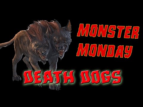 Monster Monday: Death Dogs - D&D, Dungeons & Dragons monsters