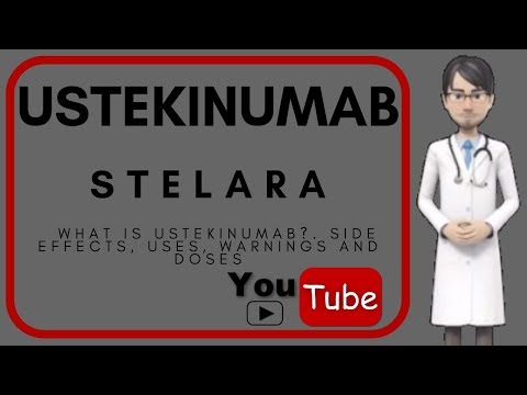 💊 USTEKINUMAB (STELARA): What is Ustekinumab used for?, Mechanism of action, side effects 💊.