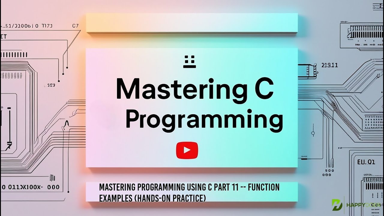 🧪 Mastering Programming Using C Part 11 – Function Examples (Hands-On Practice) 🔍
