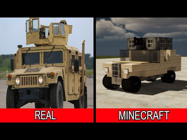 Humvee M1151 Minecraft Map