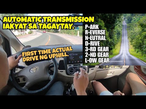 AUTOMATIC TRANSMISSION UPHILL ACTUAL DRIVE TESTING.